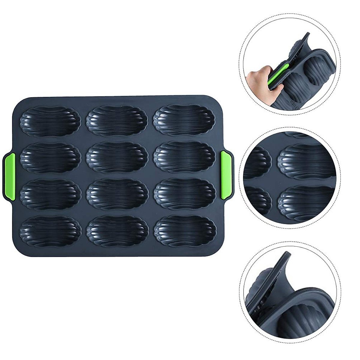 Silicone Bread Forms Non Stick Bakery Trays Eclair Pan Non Stick Mold Loaf Tin Bread Toast Mould Toast Brownie Mold Baking Tools Kitchen Dining Bar Supplies