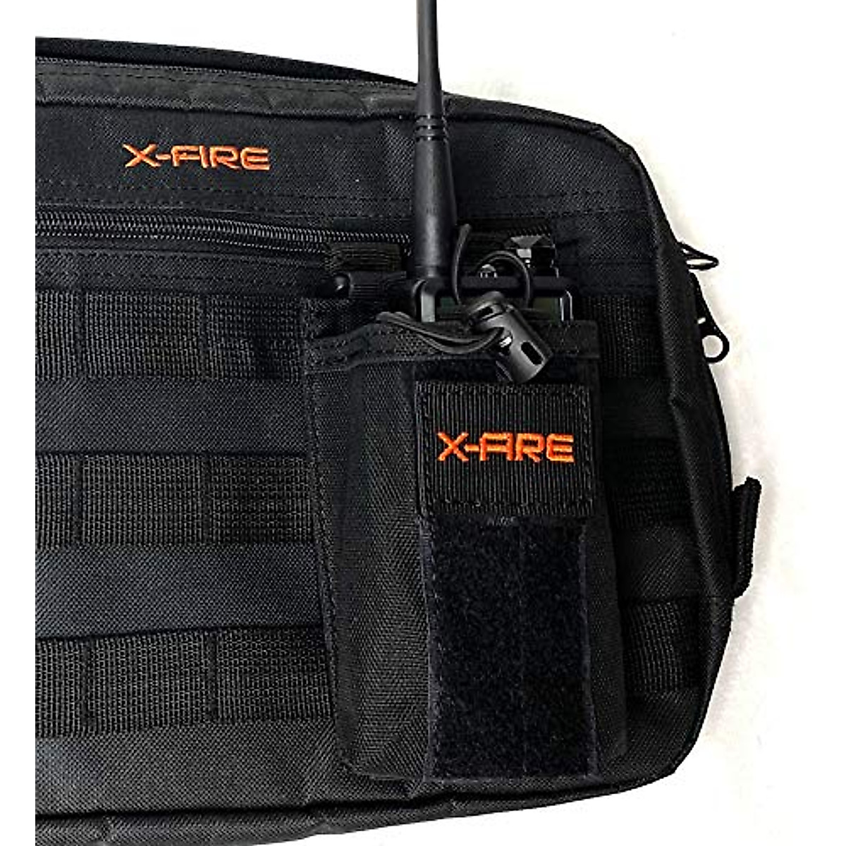 X-FIRE® MOLLE Radio Chest Harness Admin Pouch Pack Tool Bag with Dual Antenna Ports