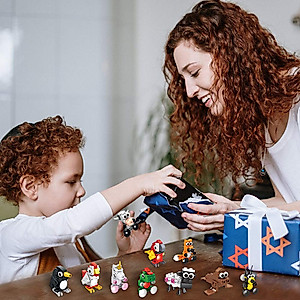 HomeMall Building Blocks Animals 10 in 1 STEM Building Bricks, Animals Toys Learning Set, Party Favors for Kids, Prizes for Kids Classroom, Goodie Bag Fillers (10 PCS Animal)