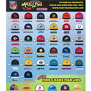 Team Football Dolphins Pop Figure Tua Tagovailoa Player Bunded woth Mad Lids Cap Blind Bag 2 Pack Case National League 3-Items