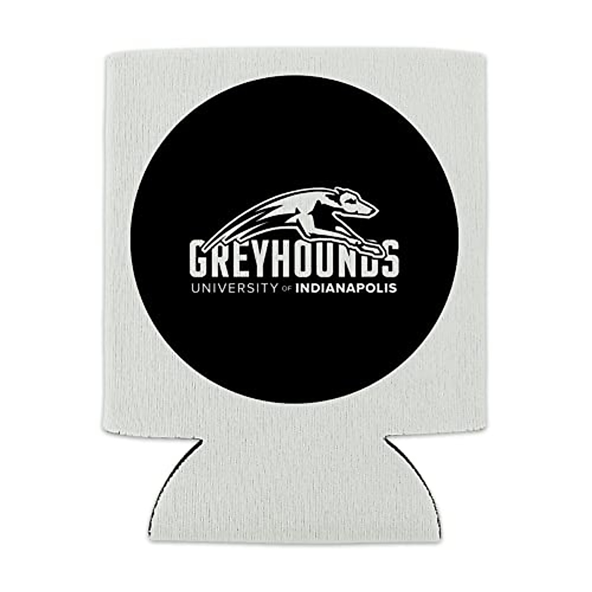 University of Indianapolis Secondary Logo Can Cooler - Drink Sleeve Hugger Collapsible Insulator - Beverage Insulated Holder