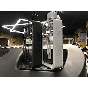 MOCHIC CUP Flat Water Bottle Travel Flask Portable Travel Mug BPA Free A5 Water Bottle for Sports Camping Gym Fitness Outdoor 13oz Fit in Any Bag (Black)…