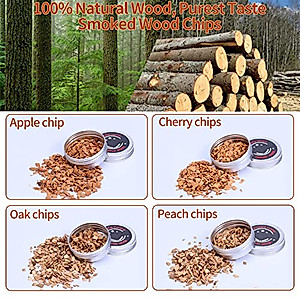 Cocktail Smoker Kit with Foghat-Old Fashioned Chimney Drink Smoker for Cocktails,Whiskey,Wine, BBQ ,Hand Crafted Premium Bartender Kit,Gift for Whiskey Lovers,Boyfriend,Husband, Dad,Men