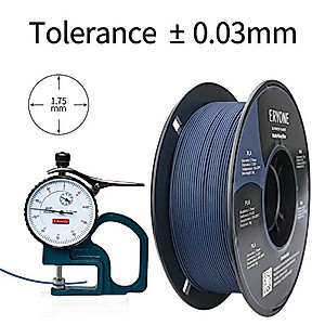 ERYONE Matte PLA Filament for 3D Printer, Filament 1.75mm±0.03mm, 1kg (2.2LBS)/Spool, Navy Blue
