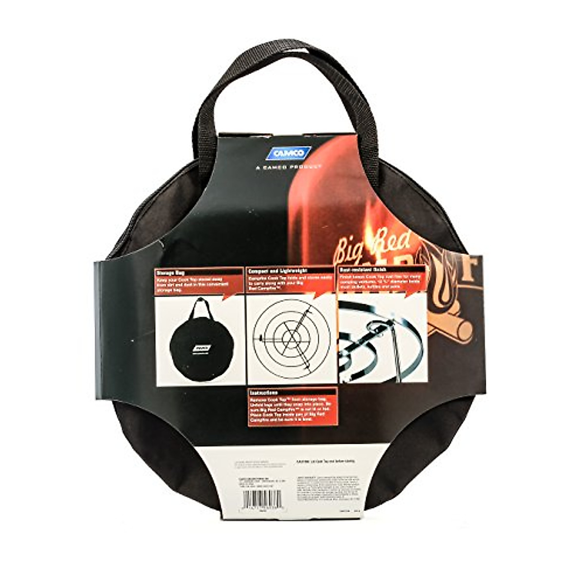 Camco 58038 Red Big Campfire Cooktop