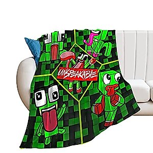 Anime Anti-Pilling Soft Plush Flannel Throw Blankets for Couch Sofa Bedding Living Room 50"x60"