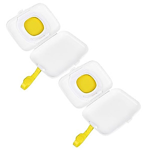 Zerodeko 2pcs Baby Wipes Box Toilet Stand Portable Stroller Hanging Paper Towel Holder Wipes Case Diaper Wipe Case Wipe Bag Holder Outdoor Tissue Case Wipes Holder Box Wet Wipes Box Outdoor