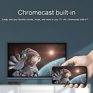 ZTE Android TV Box ，Smart TV Box ZXV10 Support Wi-Fi 5 Bluetooth 5.0 ， Support 3D 4K HDR Videos Media Player,Dolby Vision,Supports YouTube/Google Assistant/Google Play Store