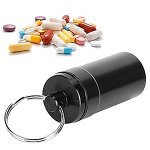 Garden Supplies Waterproof Medicine Box Aluminium Alloy Mini Travel Pills Case Holder for Swimming Pool Sauna