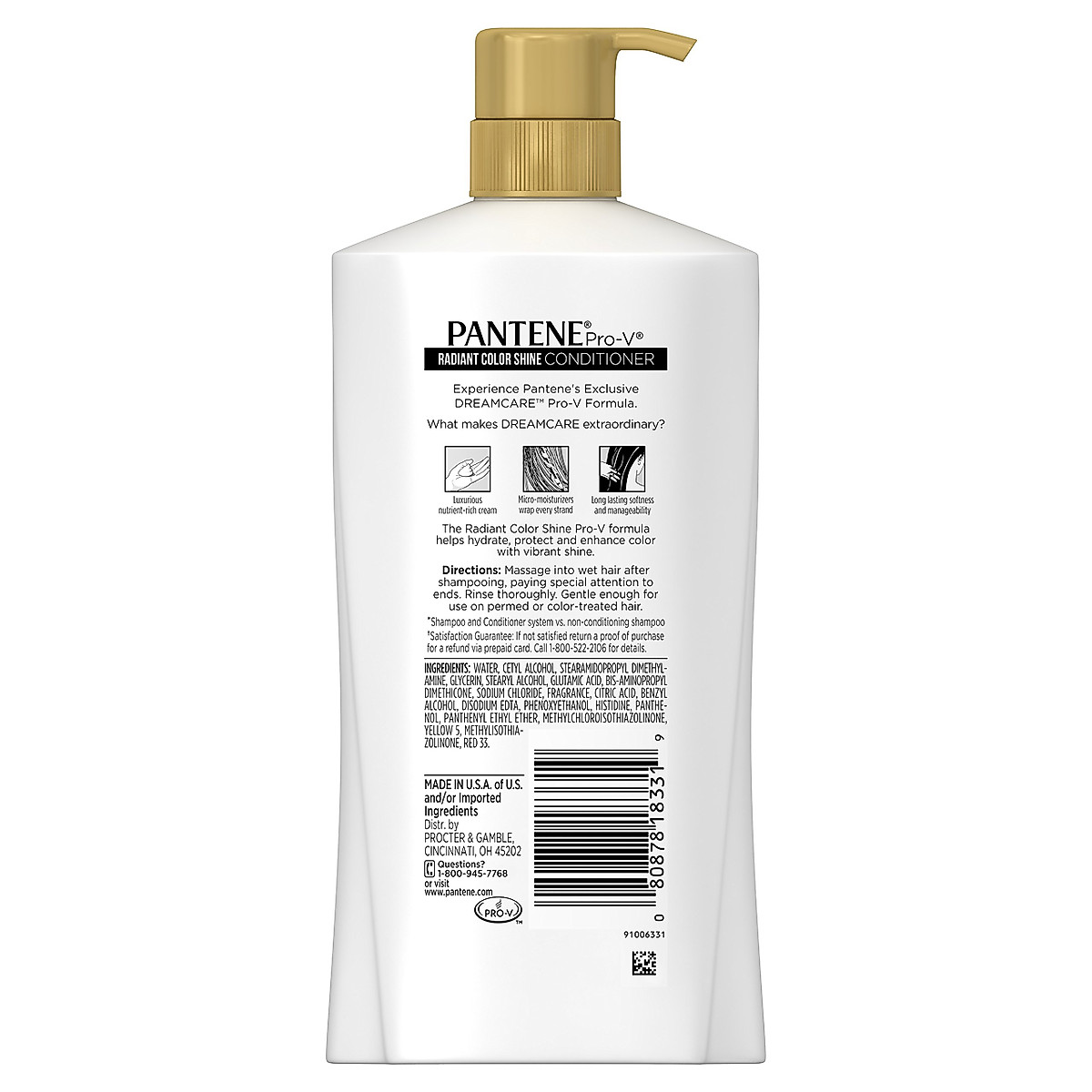 Pantene Pro-V Radiant Color Shine Conditioner, 28.9 Fl Oz