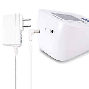 6V AC Adapter for Omron Blood Pressure Monitor Hem-ADPTW5, USA UL Listed Extra Long 6.6 Ft Cord Healthcare 5 7 10 Series BP5100 BP5250 BP5450 Charger Replacement Power Supply Cord, White