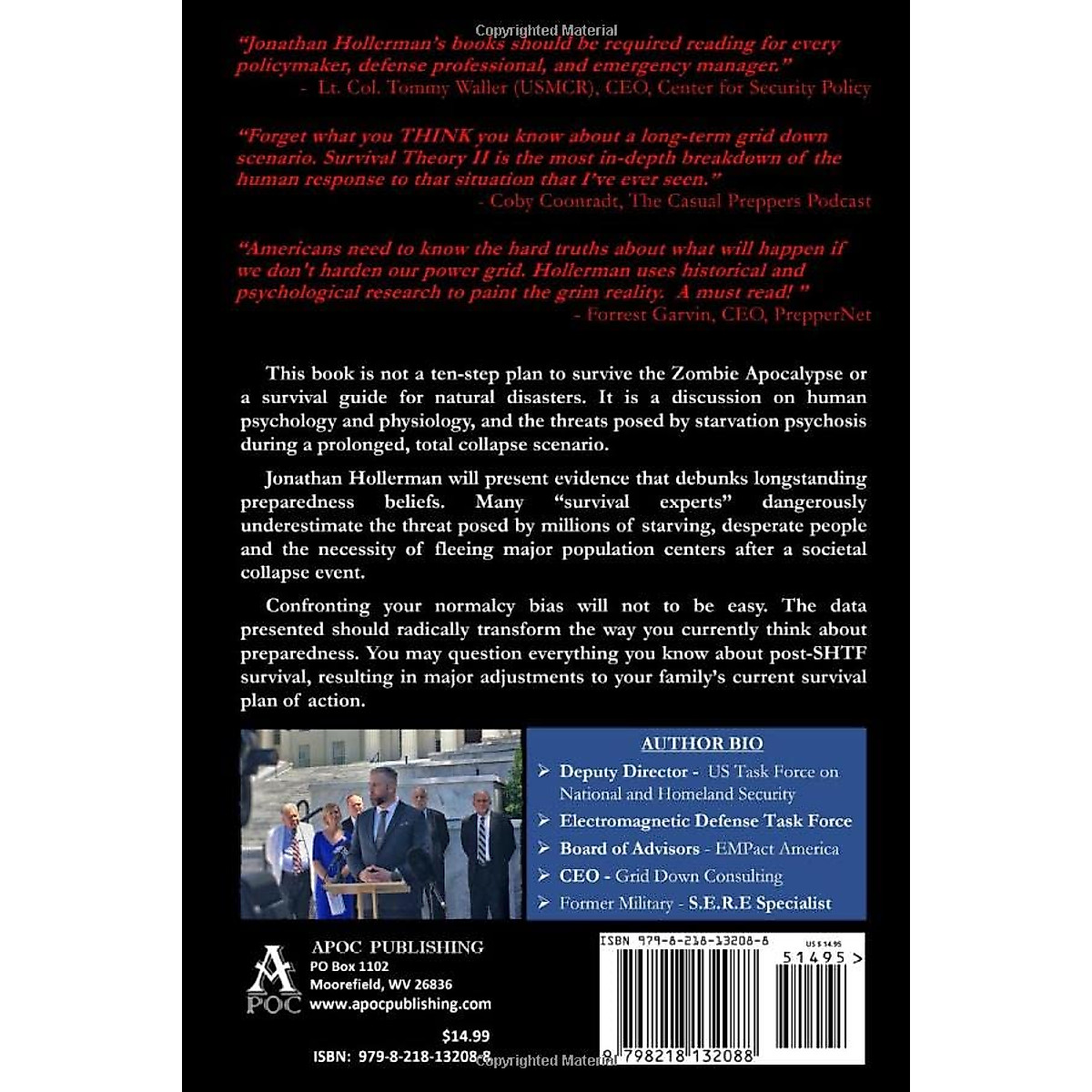 Survival Theory II: The Psychology of Human Desperation, Starvation, and Living Without Rule of Law (EMP)