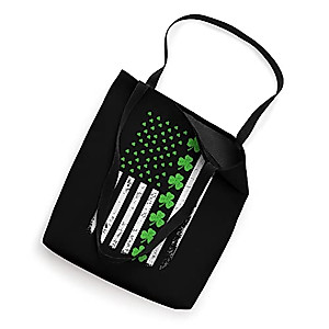 Vintage America-n US-A Flag, Shamrock Green-Clover Boy Girl Tote Bag