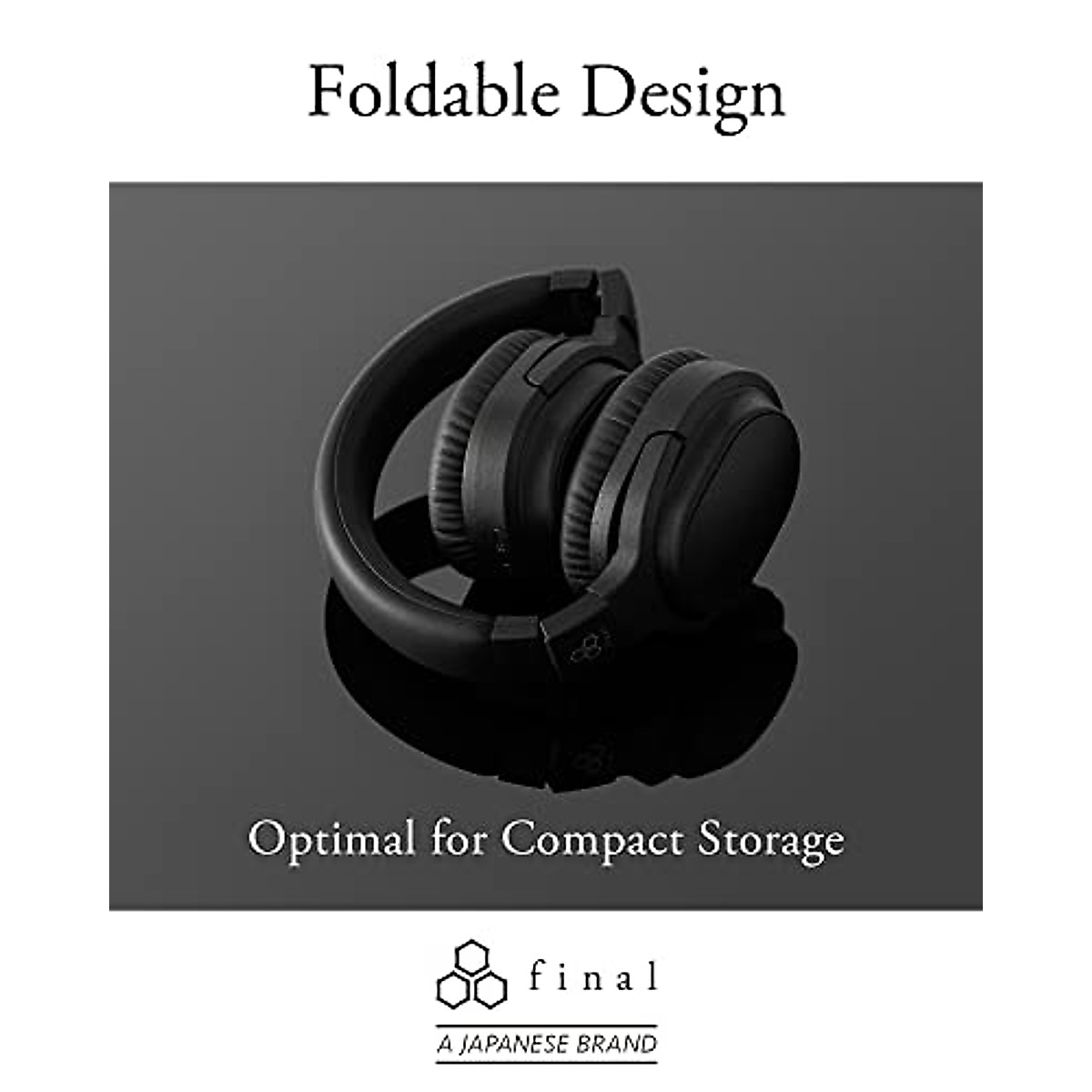 Final UX3000 Wireless Overhead Headphones with Active Noise Cancelling