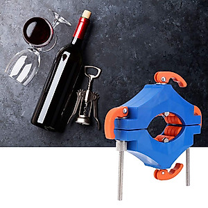 Double Blade Bottle Cutter, Cemented Carbide Wheel Glass Cutting Tool DIY Machine for Cut 2-8mm Thickness of Glass Bottle with Steel Holder
