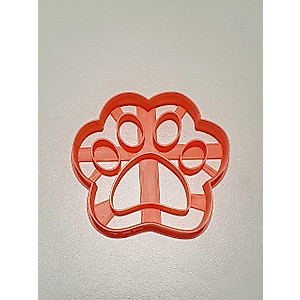 T3D Cookie Cutters Paw Print Cookie Cutter, Suitable for Cakes Biscuit and Fondant Cookie Mold for Homemade Treats, 3.43inch x 3.16inch x 0.55inch