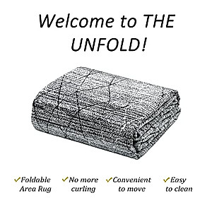 ROYHOME Area Rug Vintage Diamond Runner Rug Abstract Geometric Entryway Rug Washable Non-Slip Distressed Bedroom Mat Indoor Entrance Carpet for Living Room Kitchen, Grey, 2' x 6'