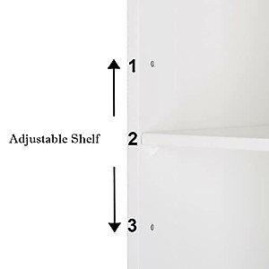 Home Bathroom Wall Mount Cabinet Storage Shelf Over Toilet w/Mirror Door