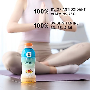 Gatorade Fit Electrolyte Beverage, Healthy Real Hydration, New 2.0 4 Flavor Variety Pack, 16.9.oz Bottles (12 Pack)