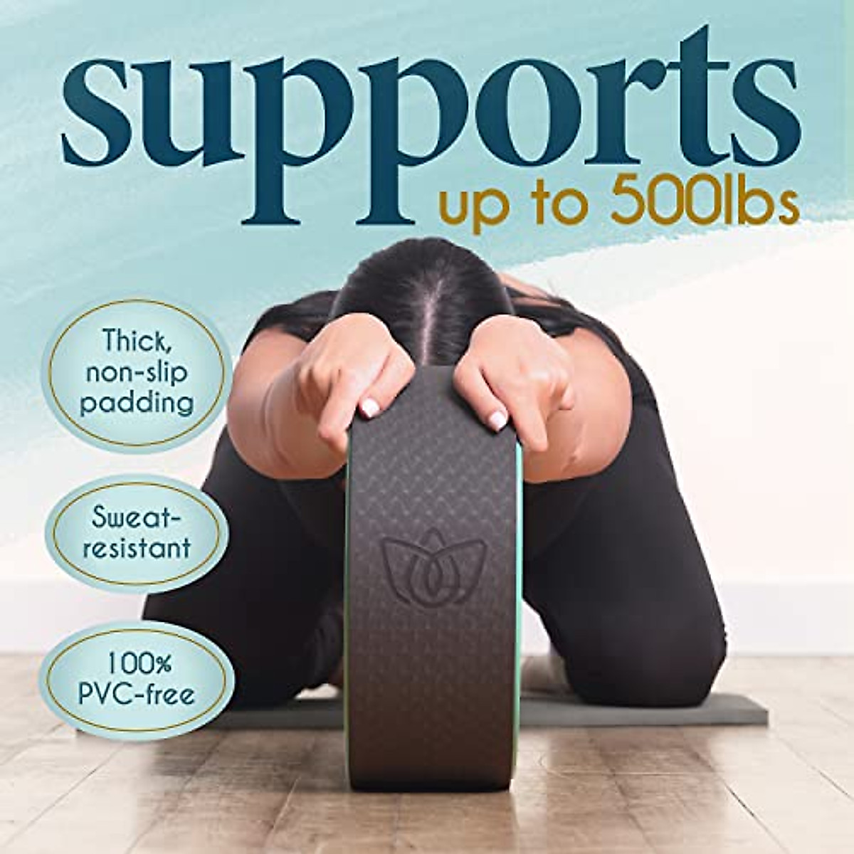 Florensi Back Roller - Back Stretcher, Back Cracker, Yoga Wheel, Deep Tissue Massager - for Back Pain Relief, Back Cracking, Yoga Stretching, Trigger Point Therapy - Foam Padded Rollers