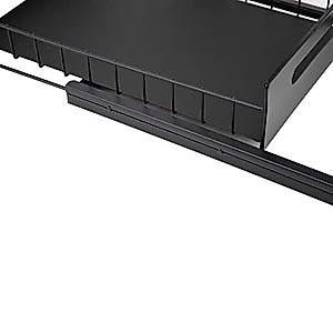 HEITIGN L Shape Under Sink Organizers Cabinet Pull Out Drawer 2 Tier Slide Out Cabinet Undersink Organizers Kitchen L Shape Under Sink Organizers 2 Tier Load Capacity 50lbs Multi Use