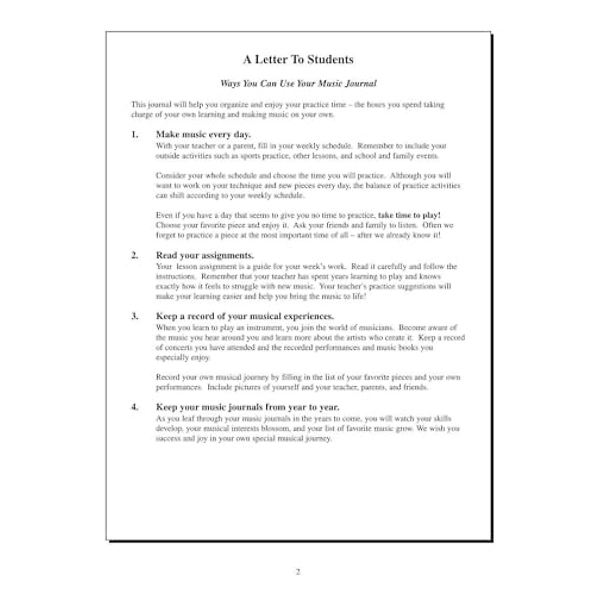 My Music Journal - Student Assignment Book: Hal Leonard Student Piano Library