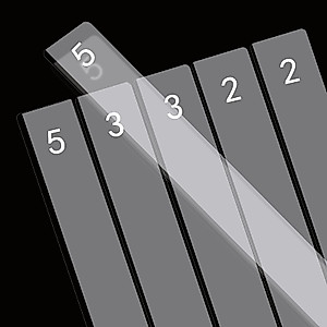 0.08 inch 0.12 inch 0.2 inch Rolling Pin Guide Sticks Set Dough Rolling Strips for Measuring Dough Strips Thickness Non-slip Non-stick Cookie Dough