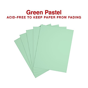 Myofficeinnovations 490936 Pastel Colored Copy Paper,8 1/2 X 11,Green, 500/Rm