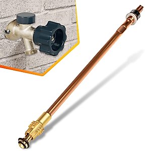 123-0093 Stem Assembly Replacement for Prier 500 Series Mansfield Style Wall Hydrants, 12-inch Overall Length | 8-inch Sillcock ASFP