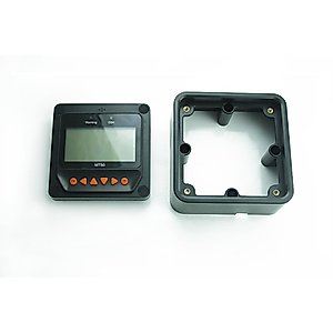 EPEVER MT50 Remote Meter for MPPT Solar Charge Controller 10/20/30/40A,50/60/80/100A LCD Display Monitoring Setting Datas of Solar Panel Battery Regulator System (MT50)