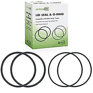 AppliaFit Lid Seal and O-Ring Compatible with Jandy R0449100 for Jandy and Zodiac Pumps 2-Pack