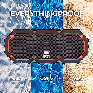 Altec Lansing LifeJacket 2 - Waterproof Bluetooth Speaker, Floating Portable Speaker for Travel & Outdoor Use, Deep Bass & Loud Sound, 30 Hour Playtime
