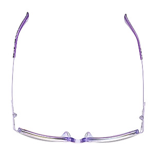 Betsey Johnson Women's Rainbows & Butterflies Sunglasses Butterfly, Crystal Purple, 57mm