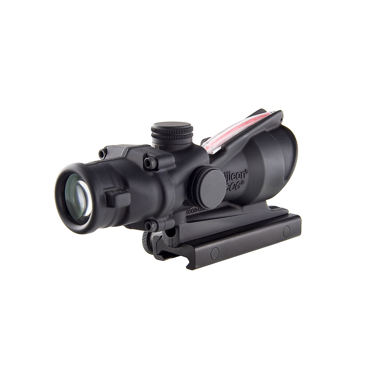 Trijicon ACOG 4 X 32 Scope Dual Illuminated Horseshoe Dot .223 Ballistic Reticle, Red