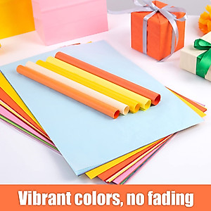Koogel Tissue Paper Bulk, 330 Sheets Gift Wrapping Paper Craft Tissue Paper 20 Colors 14x10 Inch for Holiday Birthday Gift Wrapping DIY Project