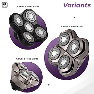 Skull Shaver Carver PRO 3 Head Replacement Blade | Electric shaver replacement heads