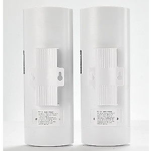 UeeVii Point to Point Wireless Bridge, 5.8Ghz 100Mbps Outdoor CPE 3KM Long Range Transmission Distance with 14DBi High Gain Directional Antenna, PoE Adapter,2 RJ45, for Barn Garage Shop, 2-Pack