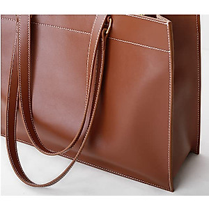 Women's Soft Leather Totes Crossbody Wallets Multi Pocket Shoulder Bags Crossbody Bags Medium