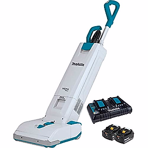 Makita XCV19PG 18V X2 (36V) LXT® Lithium-Ion Brushless Cordless 1.3 Gallon HEPA Filter 12" Upright Vacuum (6.0Ah)