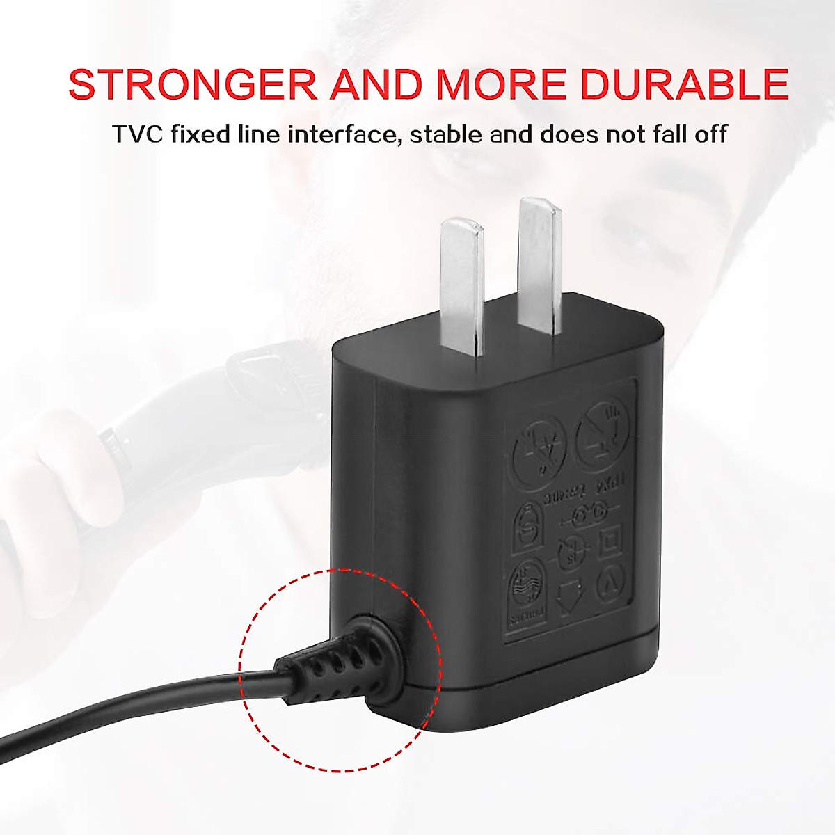 Replacement Power Supply Charger Adapter Cord Compatible with Shaver Charger HQ8505 7000 5000 3000 Series Electric Shaver Razor, Aquatec, Arcitec, Multigroom Beard Trimmer