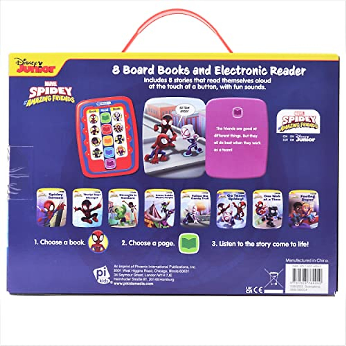 Me Reader Jr. Spidey and His Amazing Friends