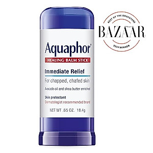 Aquaphor Healing Balm Stick, Skin Protectant with Avocado Oil and Shea Butter, 0.65 Oz Stick