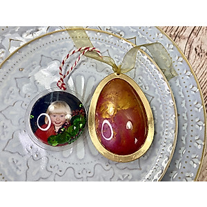 Sizzix Shaker Domes , Egg/Balloon, 7.6 x 5.1cm (2" x 3"), 6 Pack, Clear