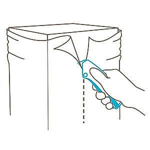 Martor 125002.02" Secunorm Mizar Cutter, Black/Blue