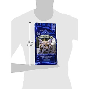 Blue Buffalo Wilderness Nature's Evolutionary Diet High-Protein, Grain-Free Natural Dry Food for Adult Cats, Chicken, 2-lb. Bag
