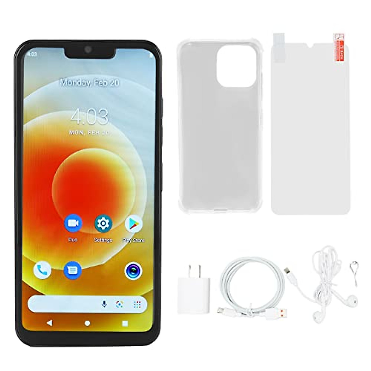 Dpofirs i13Pro Max 4G Smartphone for Android, 6.1 Inch IPS HD Screen Mobile Phone, 4GB+64GB Dual SIM Unlocked Cellphone, 5G Dual Band WiFi, 32MP+8MP Camera, Face ID, Fingerprint,4000mAh