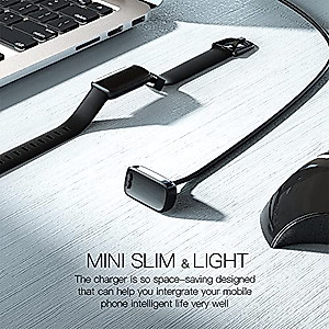 AWINNER Compatible with Fitbit Charge 5/Luxe Charger Cable,Replacement USB Charging Dock Stand for Fitbit Luxe Smart Watch