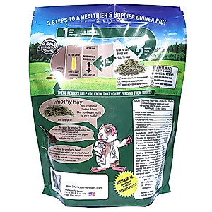 Sherwood Pet Health Adult Guinea Pig Food Measured Timothy Pellet (4.5 Pound)