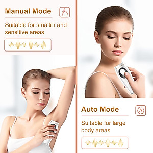 At-Home IPL Hair Removal Device for Women Permanent Hair Remover Upgrade to 999,999 Flashes,Permanent Painless Laser Hair Removal Machine for Bikini Legs Underarm Arm Face Body