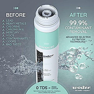 Woder WD-G4-REP (Replacing the older WD-S-8K) Replacement Cartridge for WD-G4 (Singles) and WD-D-FRM-G4, WD-D-20M-G4 and WD-D-HM-G4 (as 2nd Stage) – USA Made (Gen4)